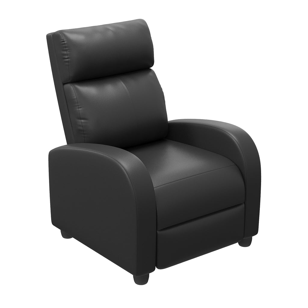 Vineego PU Leather Recliner Chair - Adjustable Backrest, Ergonomic Sup ...